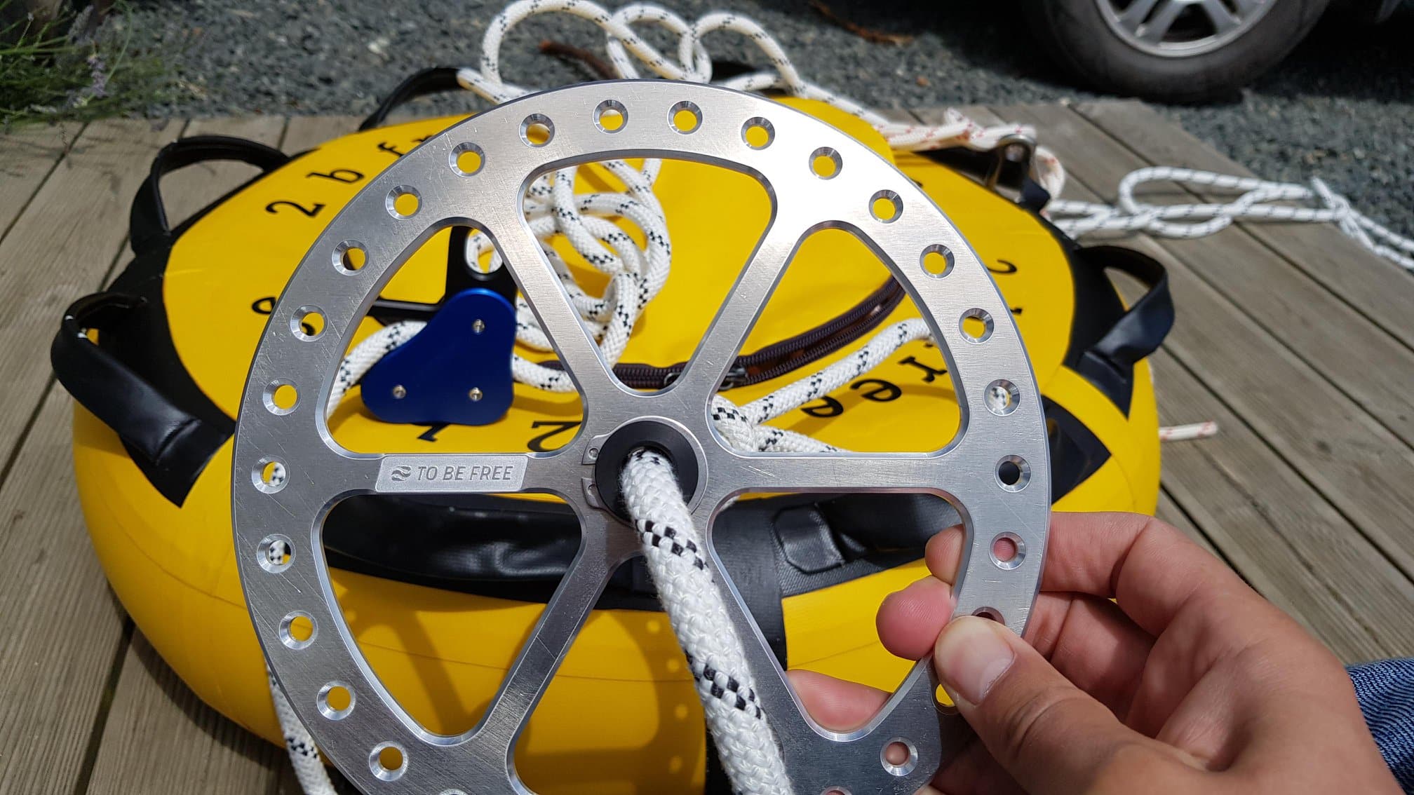 2Bfree freediving equiptment, pulley and plate review | Aquacity Freediving